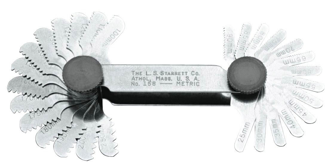 156M Screw Pitch Gauge - Starrett NZ